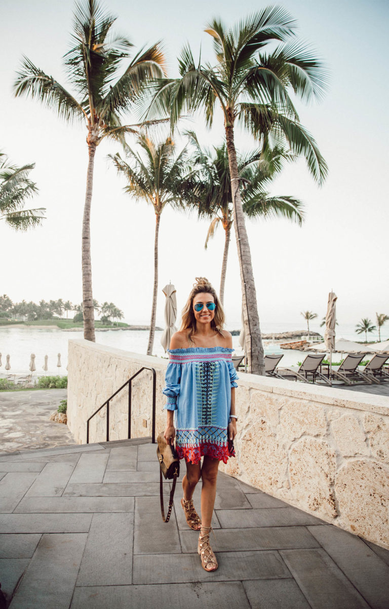 Off The Shoulder Beach Dress | Hello Fashion