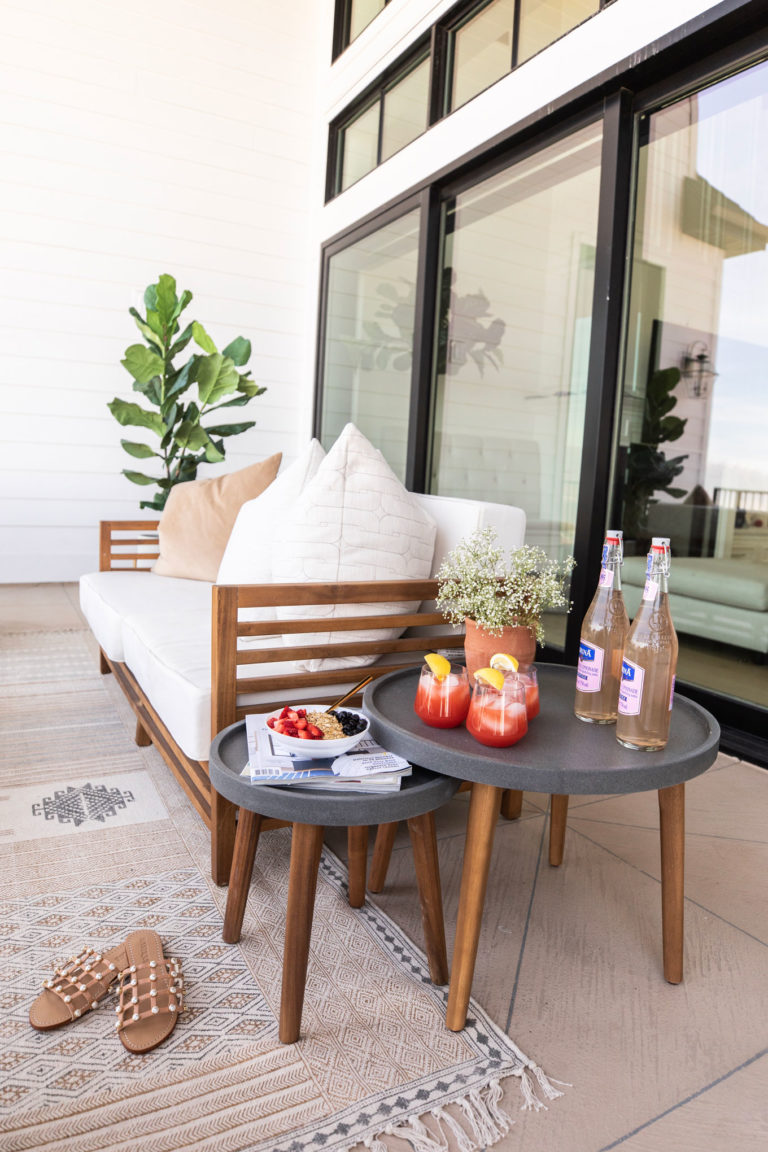 Outdoor Summer Living: Our Backyard Patio | Hello Fashion